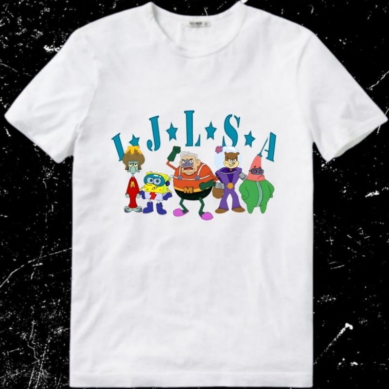Jual Baju Kaos Tshirt T Shirt Pria Spongebob Sponsbob Squarepants Ijlsa
