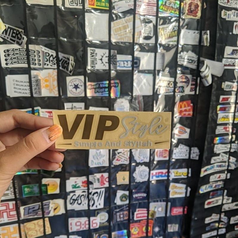 Jual Stiker cutting VIP*STYLE sticker JDM | Shopee Indonesia