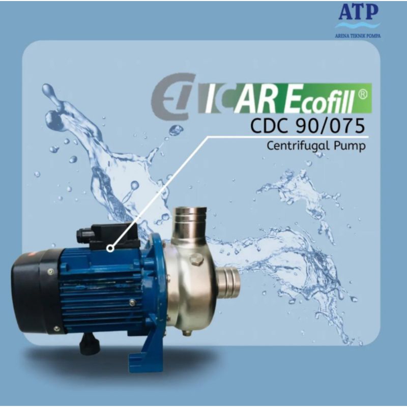 Jual Icar Ecofill CDC 90/075 - Pompa Air Stainless Steel - Centrifugal Pump - Water Pump - Pompa ...