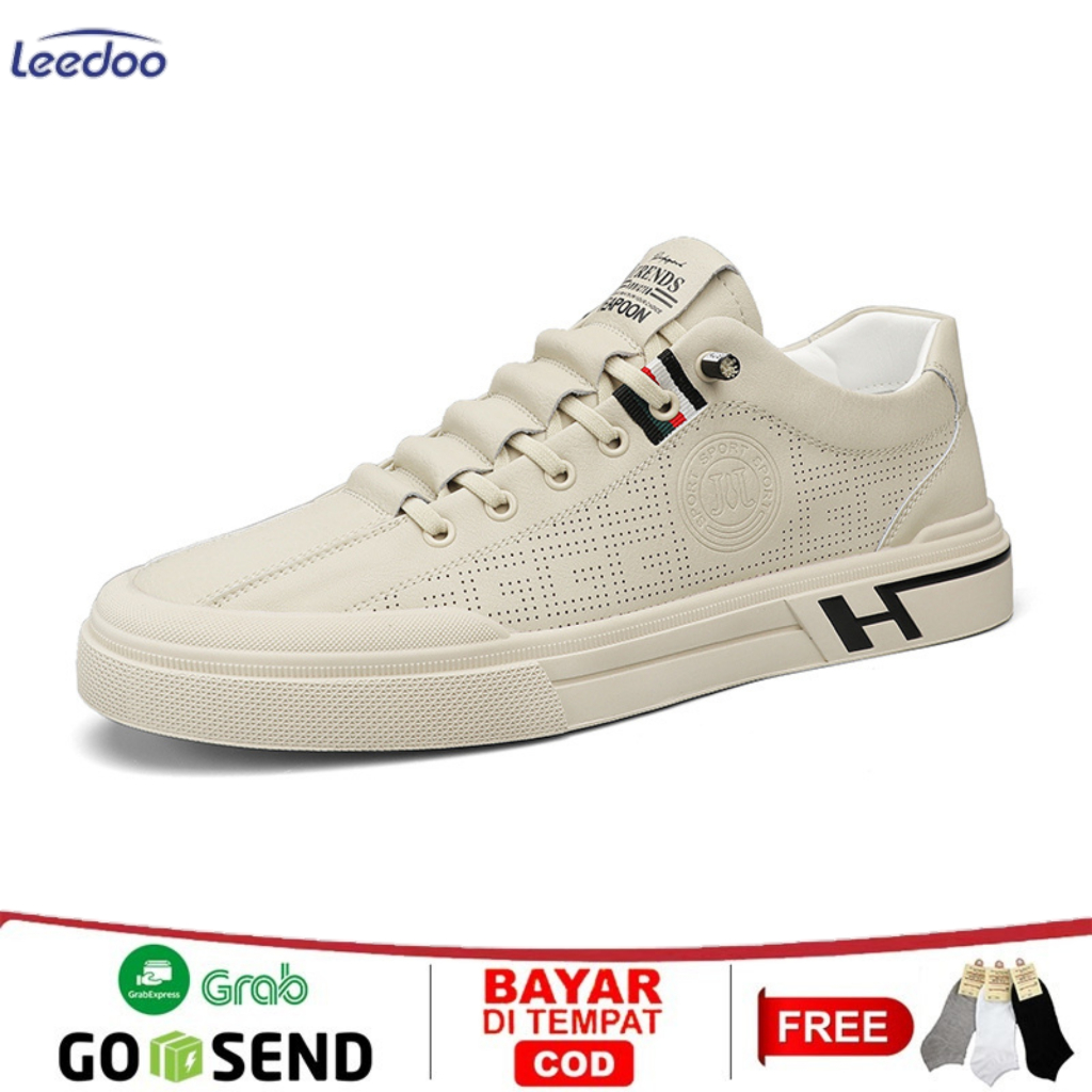 Jual Leedoo Sepatu Kulit Pria Formal Sepatu Jogging Kerja Kuliah Sepatu Sneakers Pria Casual ...