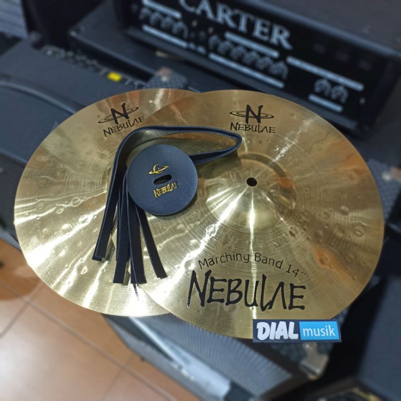 Jual Nebulae Cymbal Marching 14 Inch + Strap - Cymbal Marching Original ...