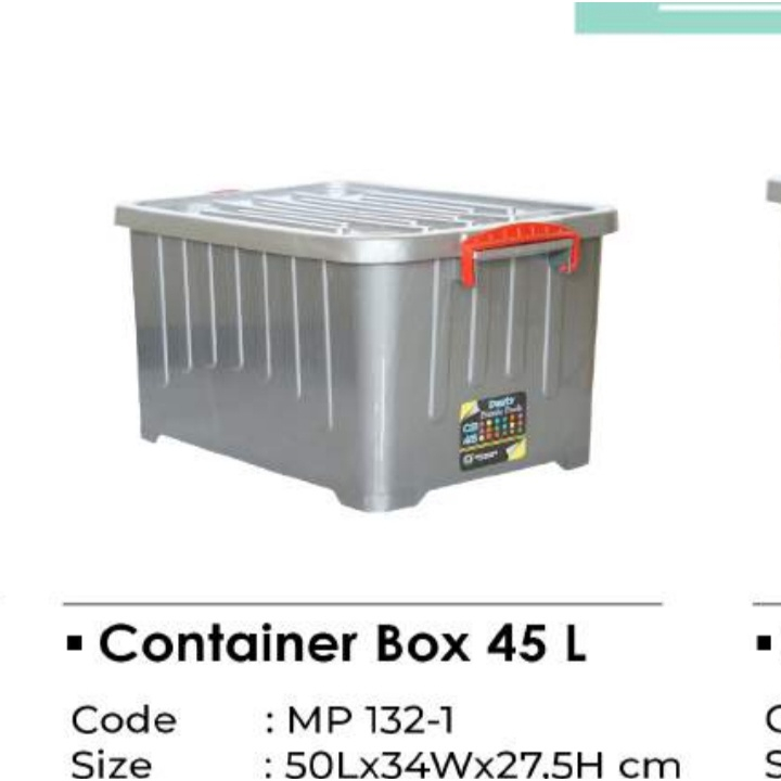 Jual CONTAINER BOX SILVER MKW 45 //60// Box Container Plastik Dengan ...