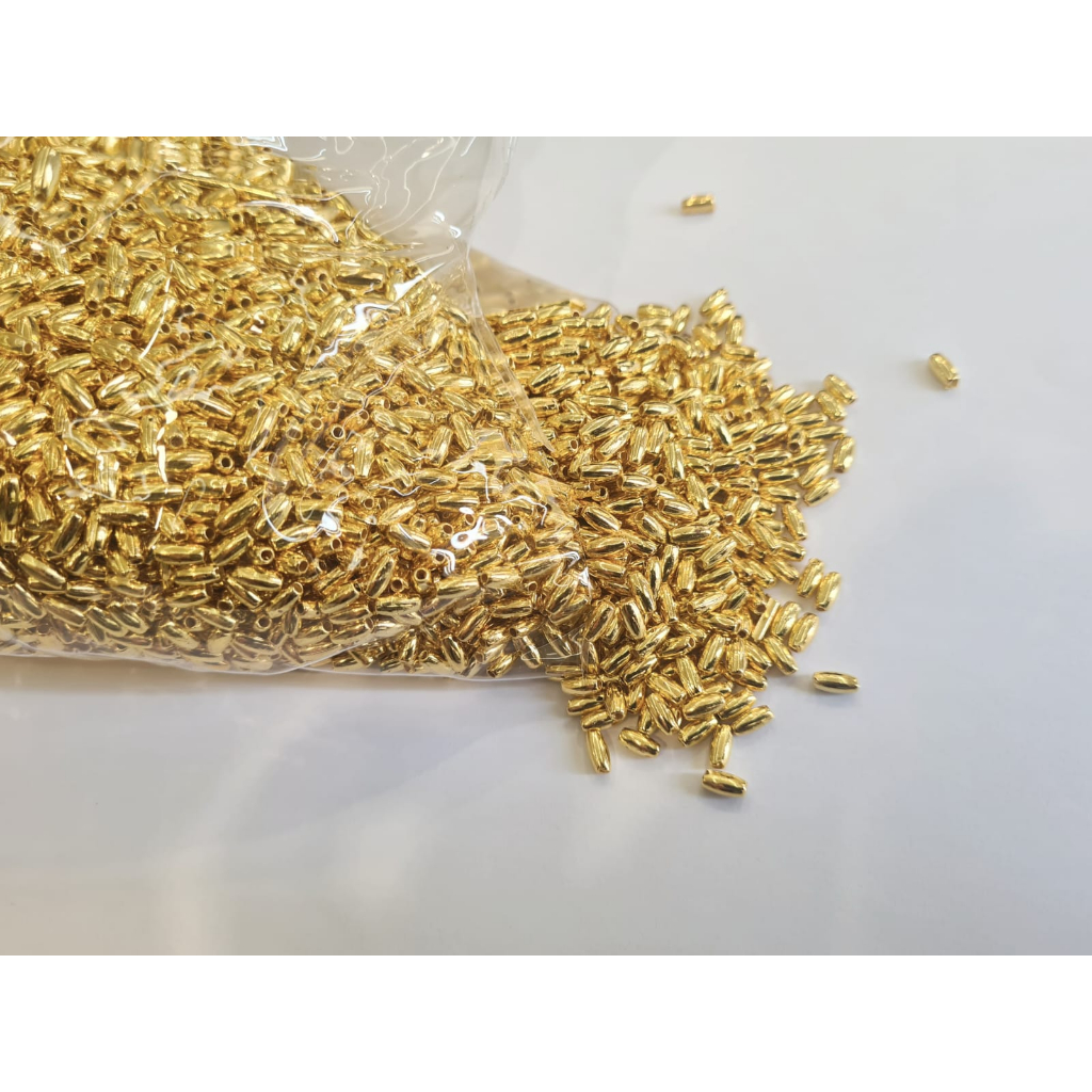 Jual Payet Mutiara beads Padi / Beras 3x6 100 gr Kw1 Jepang Grade A ...