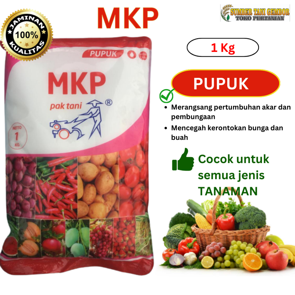 Jual MKP PAK TANI 1 Kg - PUPUK Majemuk | Shopee Indonesia