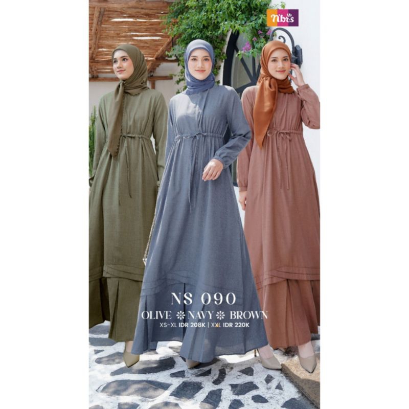 Jual Nibras Original NS 090 Terbaru Nibras Original Gamis Single ...