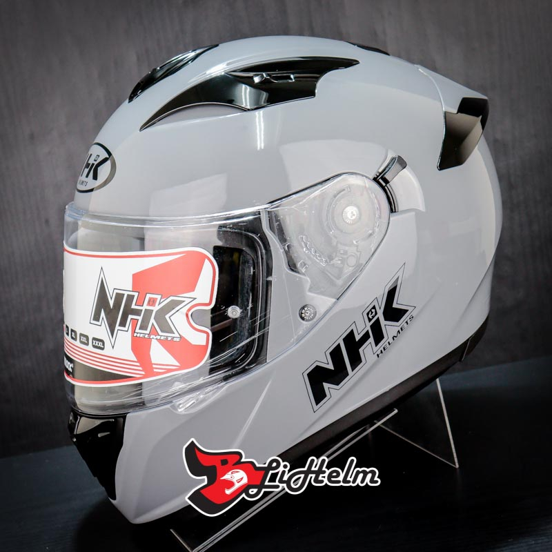 Jual NHK HELM GP PRIME SOLID SE | DIM GREY | MICROLOCK - DOUBLE VISOR ...