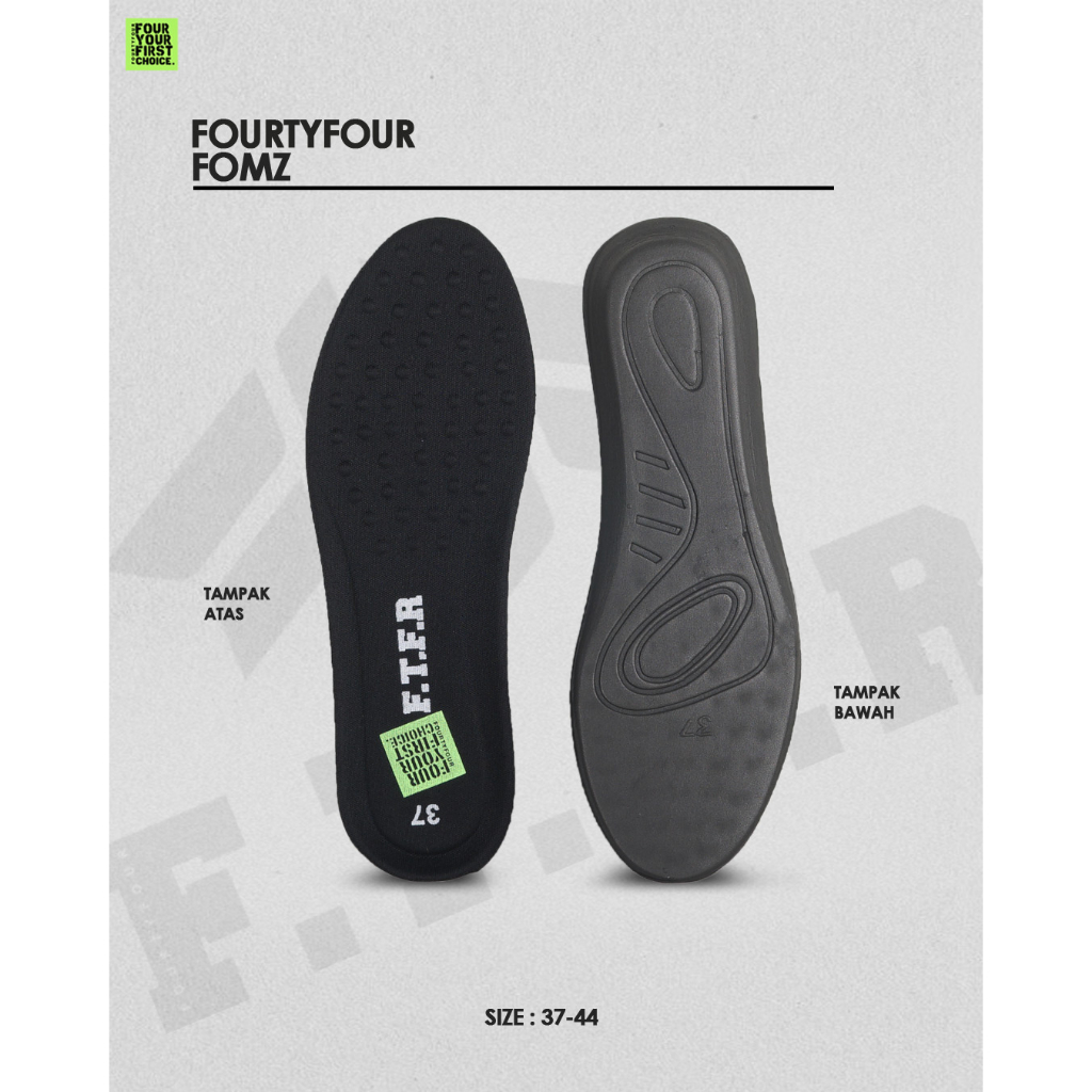Jual Fourtyfour Fourmz Sepatu 37-44 - Insole Sepatu Sneakers Casual ...