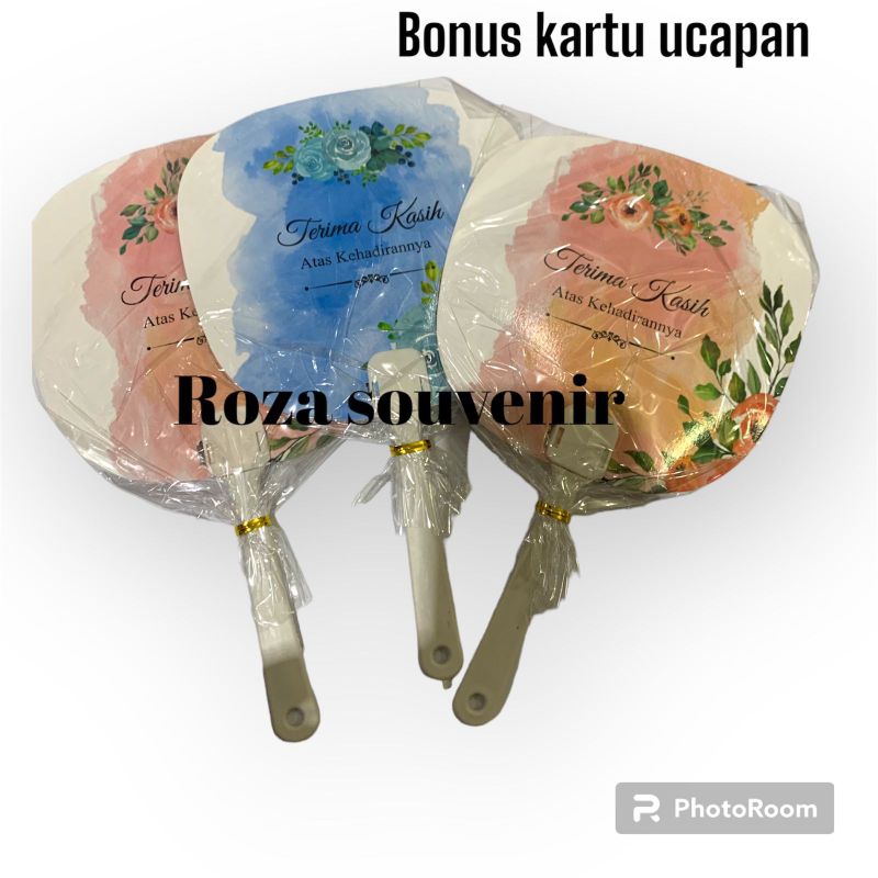 Jual isi 100 Souvenir kipas bunga/kipas shaby kemas plastik | Shopee ...
