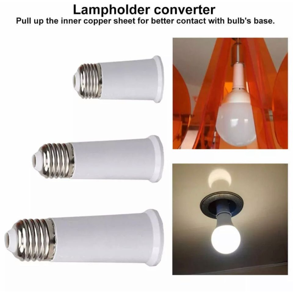 Jual MM Fitting Sambungan Lampu E27 / Socket Pemanjang Fiting Dudukan ...