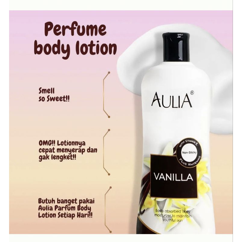 Jual AULIA Perfume Body Lotion 600 ml l [Hand Body With Niacinamide ...