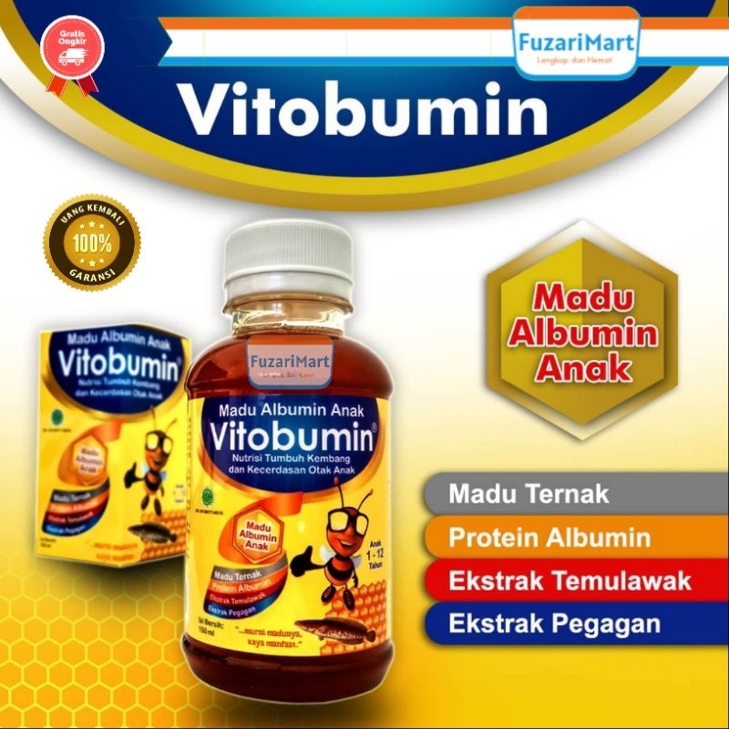 Jual Madu Albumin Anak VITOBUMIN Ekstrak Ikan Gabus - Ikan Kutuk ...