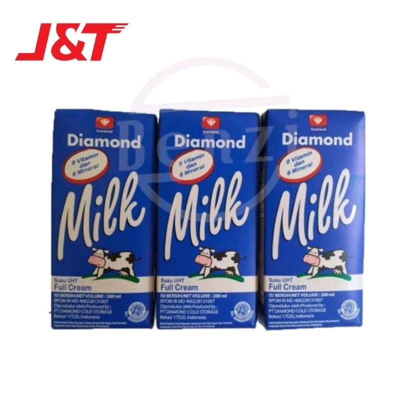 Jual Diamond UHT Full Cream 1 Liter / 1000ml JNT | Shopee Indonesia