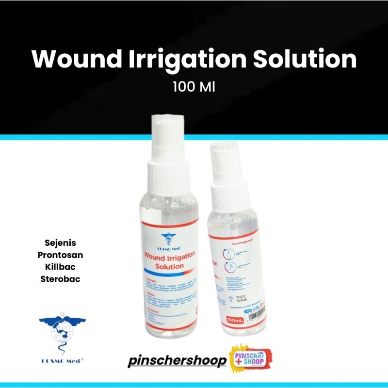 Jual Wound Irrigation Solution 100 Ml Cosmomed Larutan Pencuci Luka Sejenis Prontosan / Killbac ...