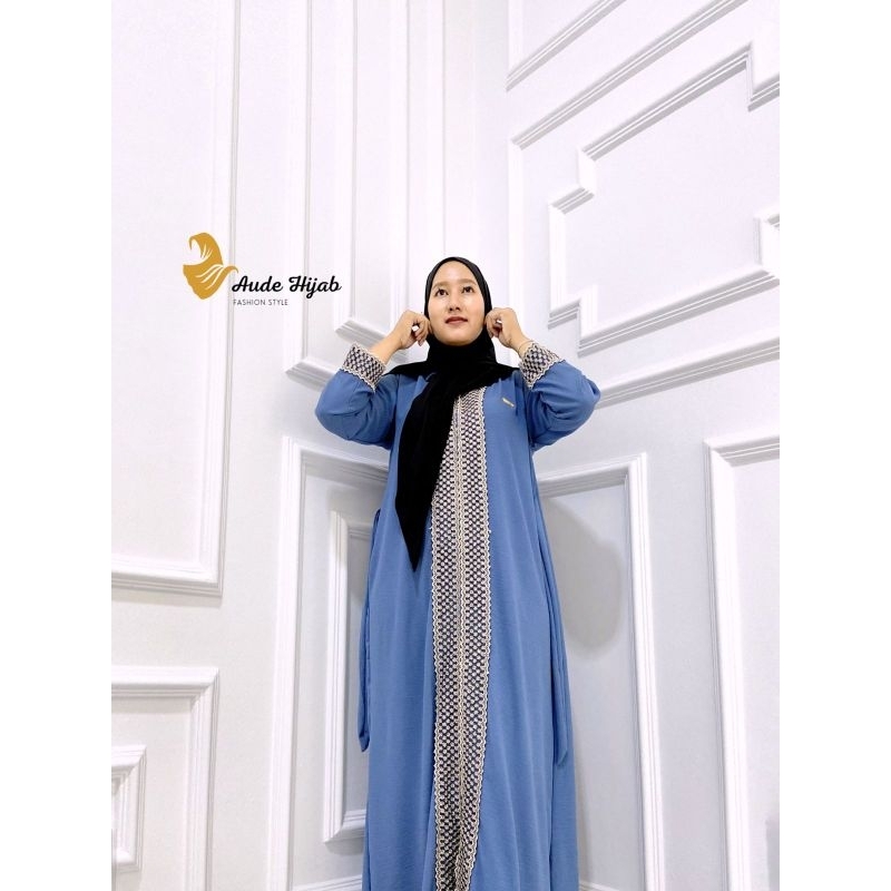 Jual Gamis Abaya Turki Full Renda Kringkle Airflow Premium(Gamis Renda ...