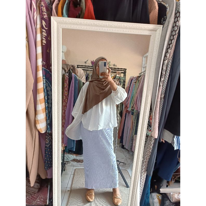 Jual ROK SPAN PLISKET LIDI / ROK PLISKET SPAN / KODE 08 | Shopee Indonesia
