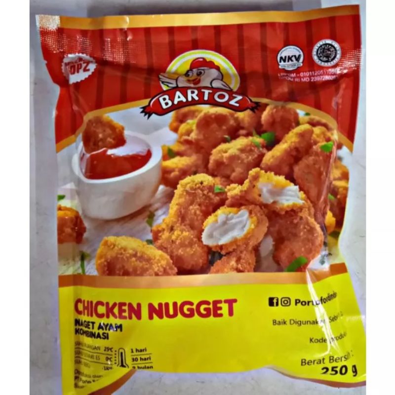 Jual Bartoz chicken nuget 250gr | Shopee Indonesia