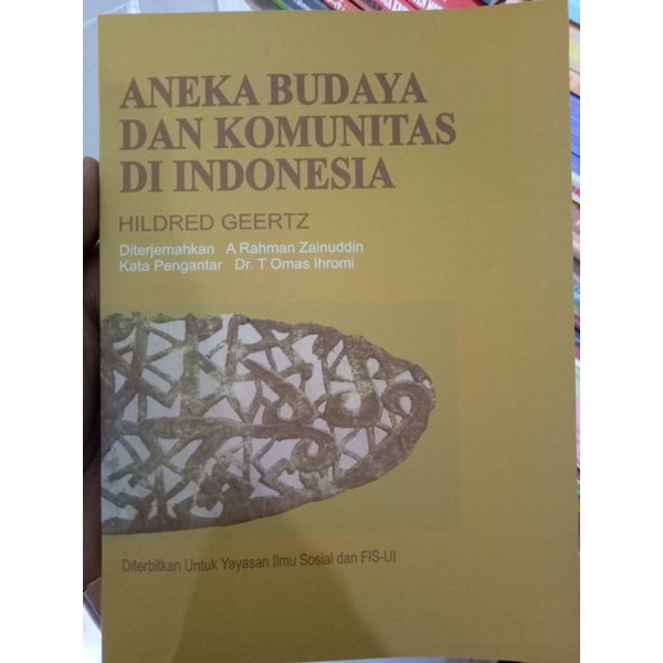 Jual Aneka Budaya Dan Komunitas Di Indonesia - Hildred Geertz - NR ...