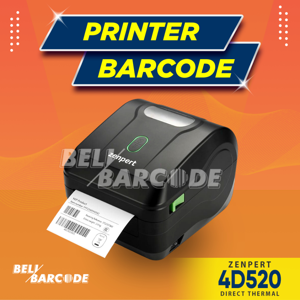 Jual TSC Zenpert 4D520 Printer Cetak Label Thermal Sticker Barcode USB ...