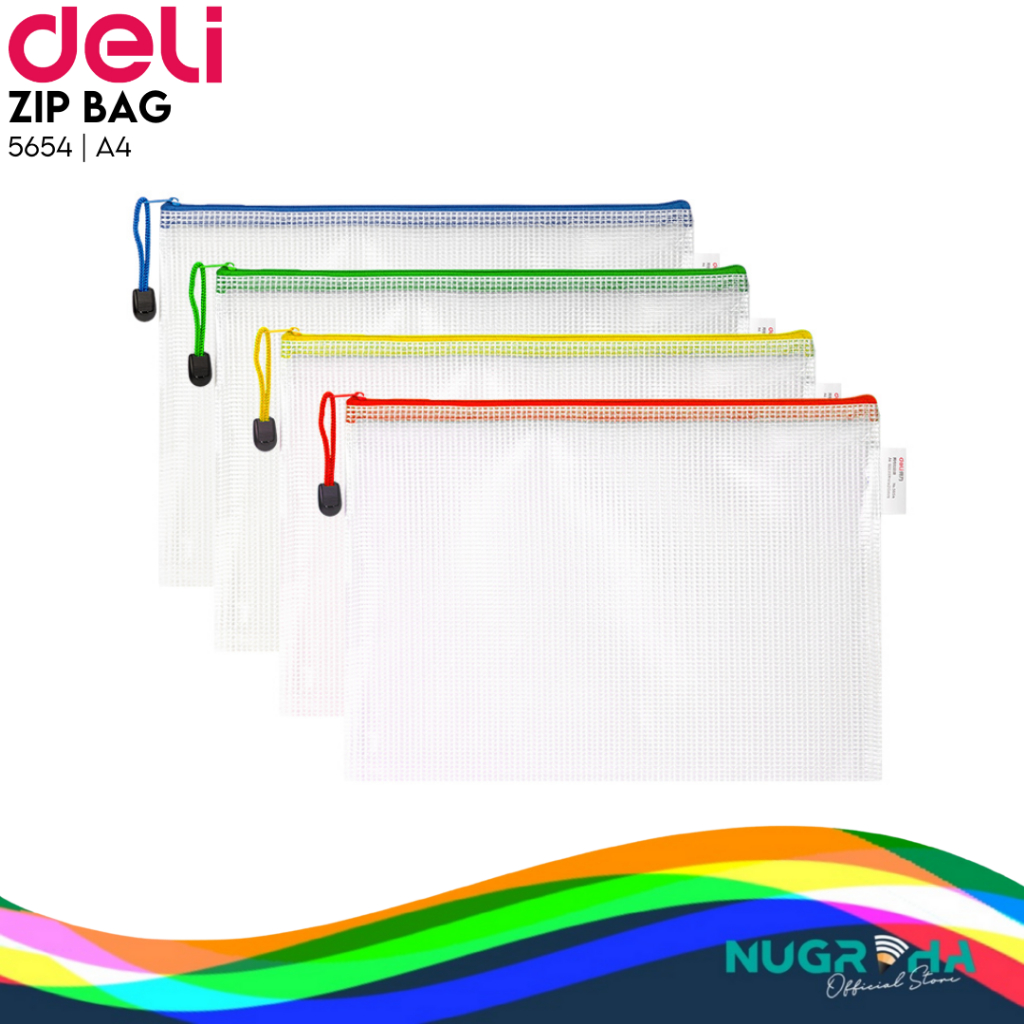 Jual Map Zipper - Zipper Pocket - Tempat Dokumen Plastik Sleting Deli ...