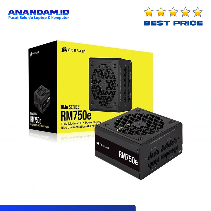 Jual PSU Corsair RM750e 750W 80+ GOLD Full Modular ATX Power Supply ...