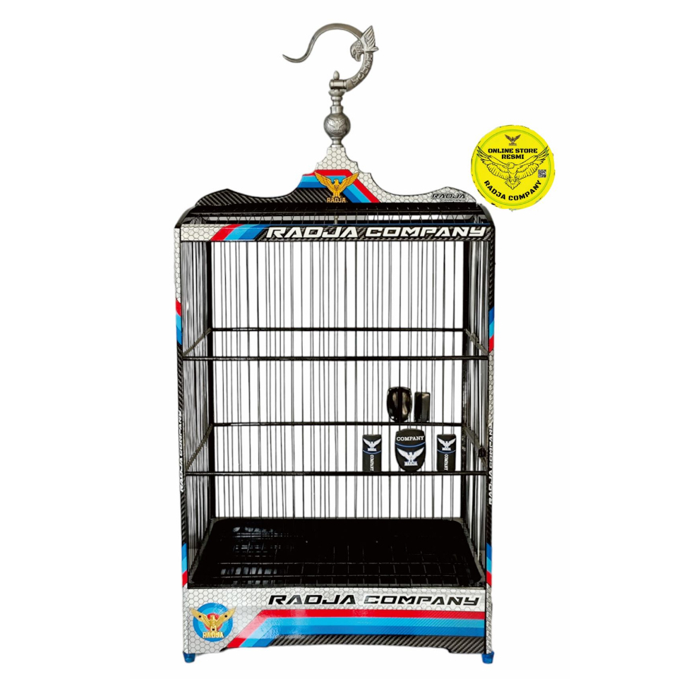 Jual [SANGKAR RADJA] SANGKAR KOTAK DECAL RMI KENARI RUJI FIBER 0,5 MM ...