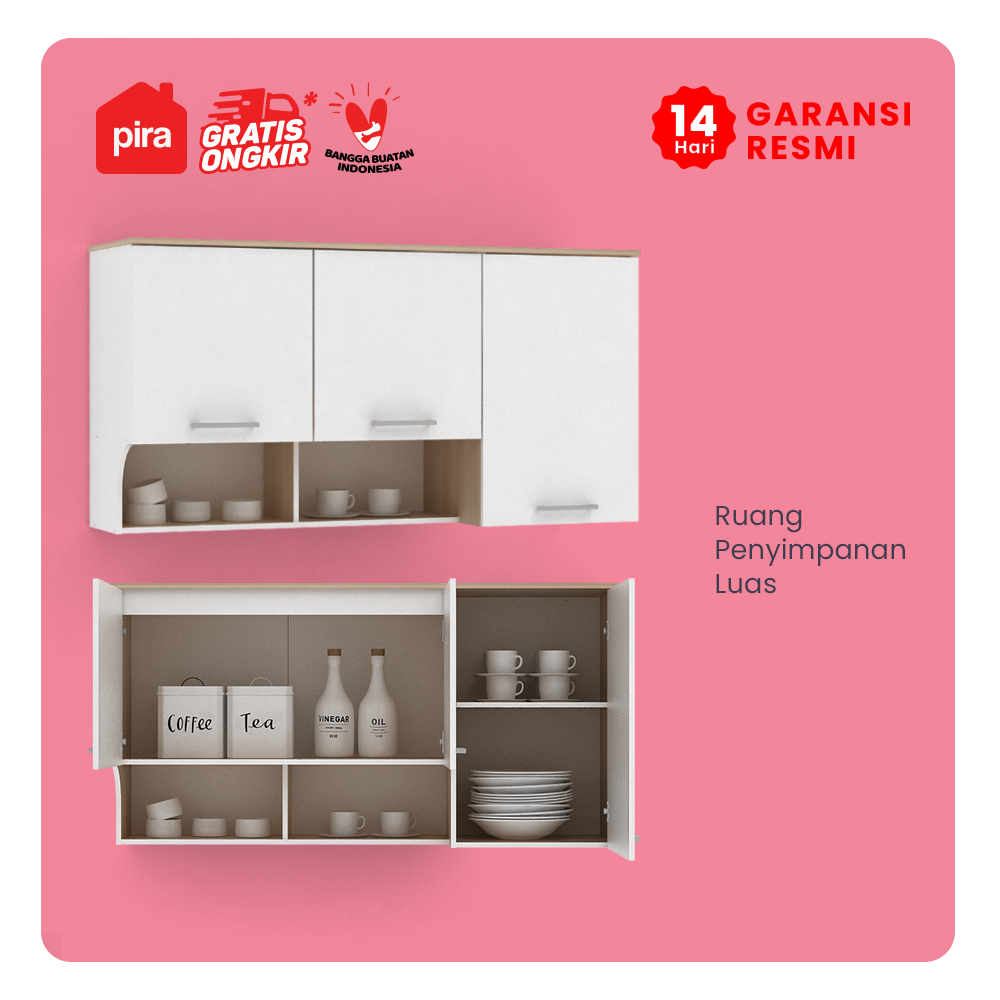 Jual Pira Metropolis OX - Aruna KC WU120 RB Rak Gantung Dapur / Rak ...