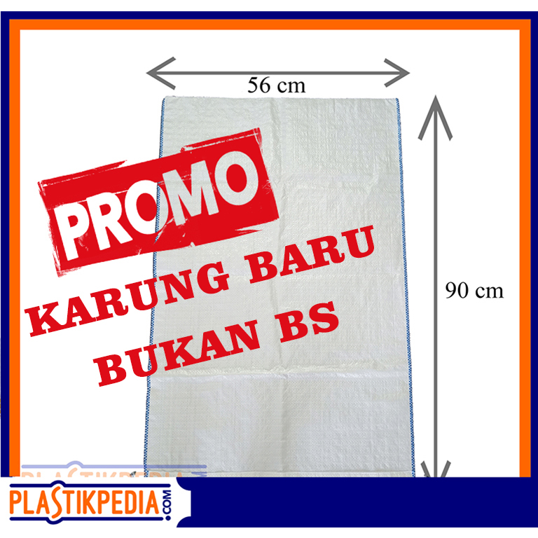 Jual Karung Beras Plastik 50 Kg Ukuran 56x90 (isi 100 lembar) | Shopee ...