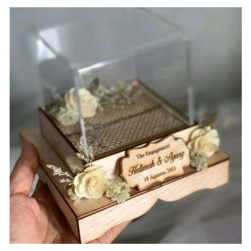 Jual Kotak Cincin Pernikahan | Box Cincin Tunangan | Box Cincin Tutup ...