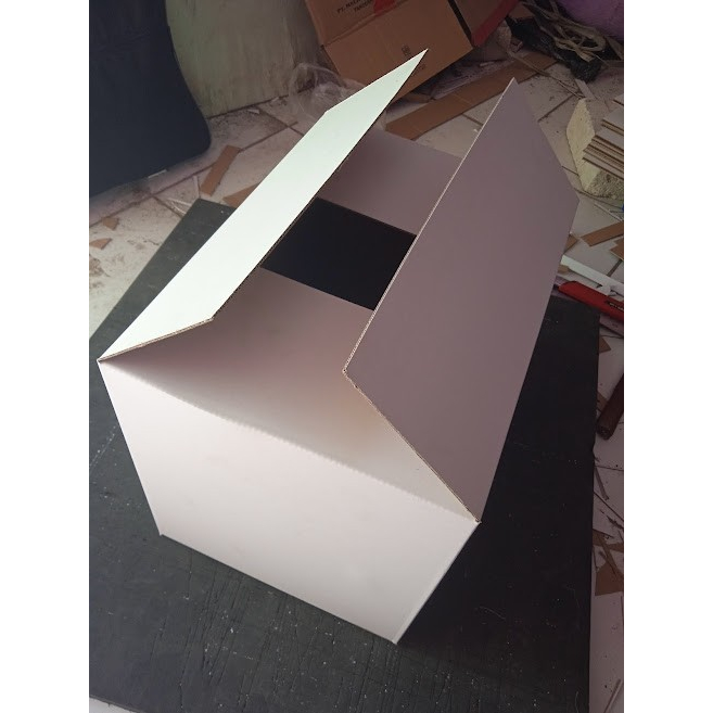 Jual Dus polos putih coklat /Kardus Packing Polos/ Box Putih Coklat ...