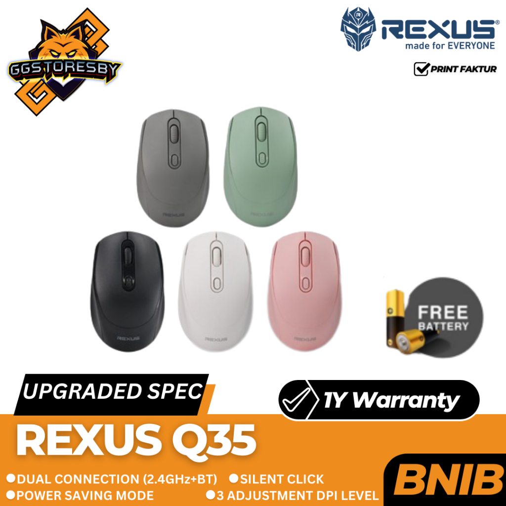 Jual Rexus Office Q35 Mouse | Shopee Indonesia
