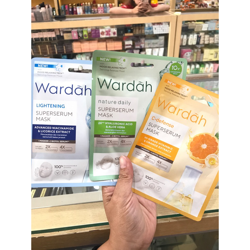 Jual Wardah Sheet Mask Superserum Mask | Shopee Indonesia