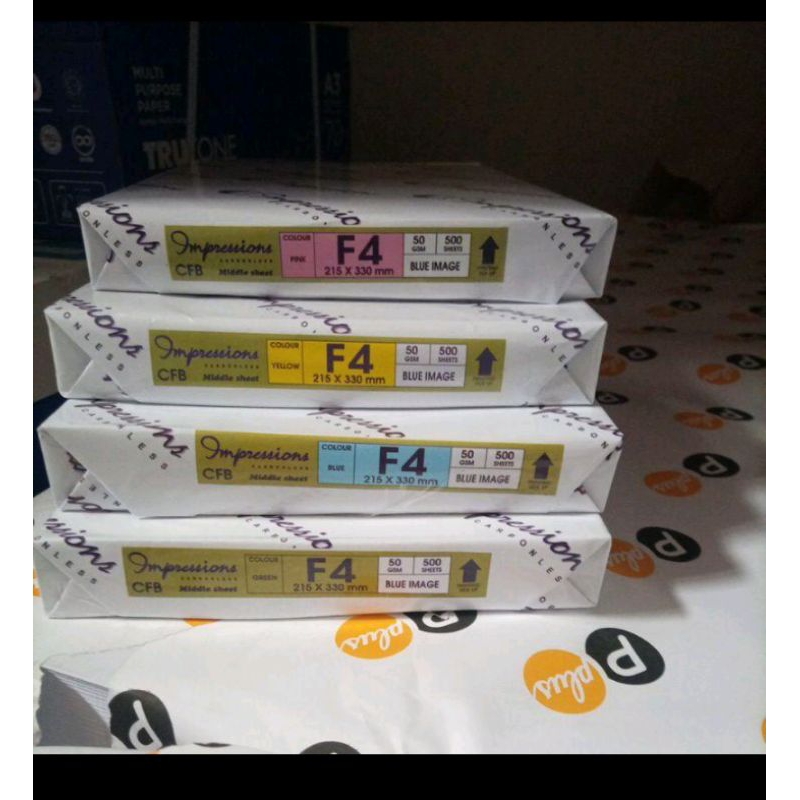 Jual Kertas nota(NCR) Impressions f4 Topsheet, Middlesheet, Bottomsheet ...