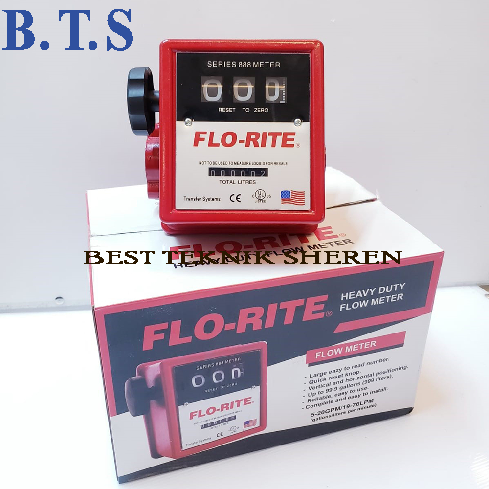 Jual Flow Meter merk Flo Rite ukuran 1" × 3 digit | Shopee Indonesia
