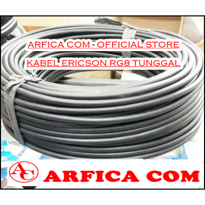 Jual Kabel Ericson RG-8 tunggal Meteran 50 Ohm Baru Coaxial Cable RG8 RIG HT TUNGGAL TEMBAGA ...