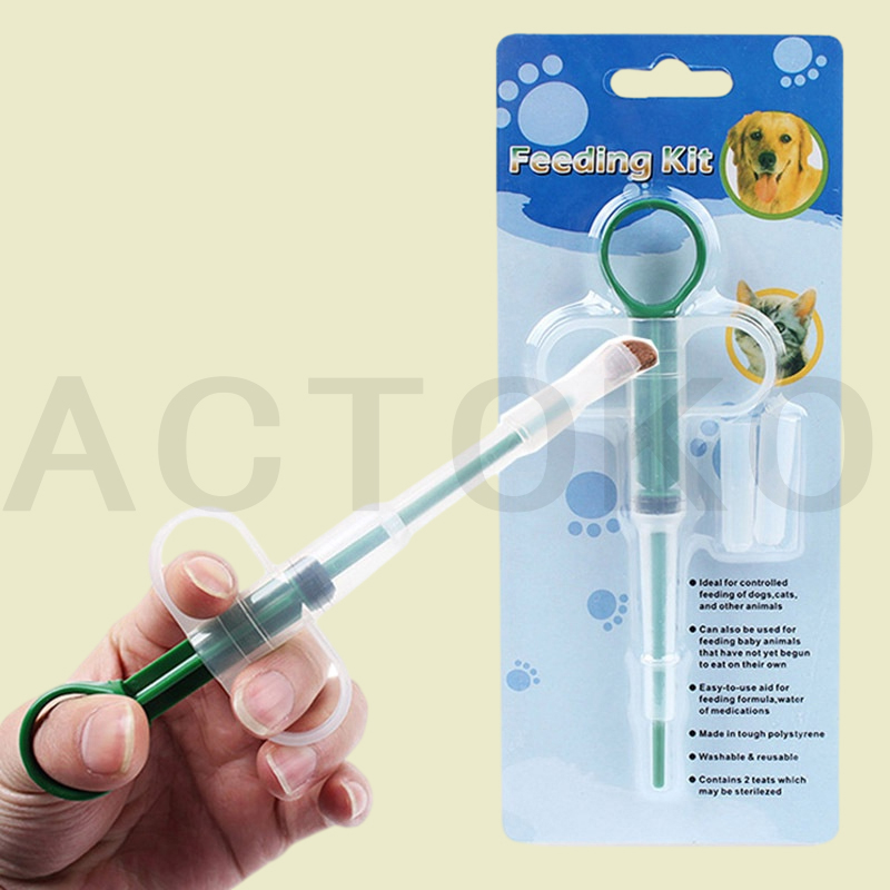 Jual Feeding Kit Pelontar Pil / Alat Obat Kucing / Perlengkapan Anjing ...