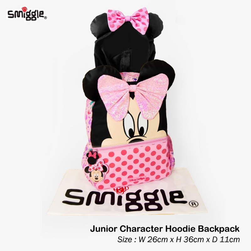 Jual Smiggle Mickey Mouse Minnie Disney Series Tas Sekolah Backpack ...