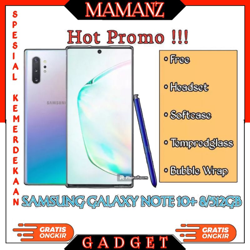 Jual Samsung Galaxy Note 10 Plus 12/512Gb ex Resmi murah | Shopee Indonesia