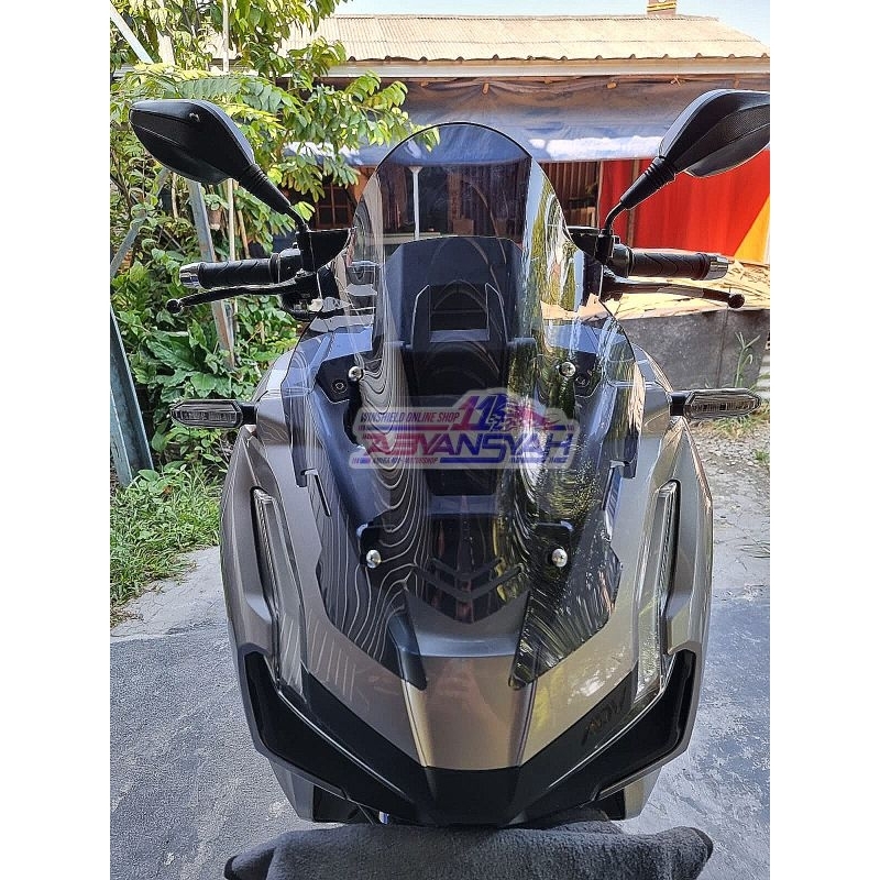 Jual Windshield Adv 150/160cc TDR Sporty Taring V4. Visor ADV 160/150 ...