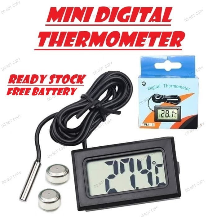 Jual Mini Digital Thermometer Termometer Mini Waterproof Mini Digital ...