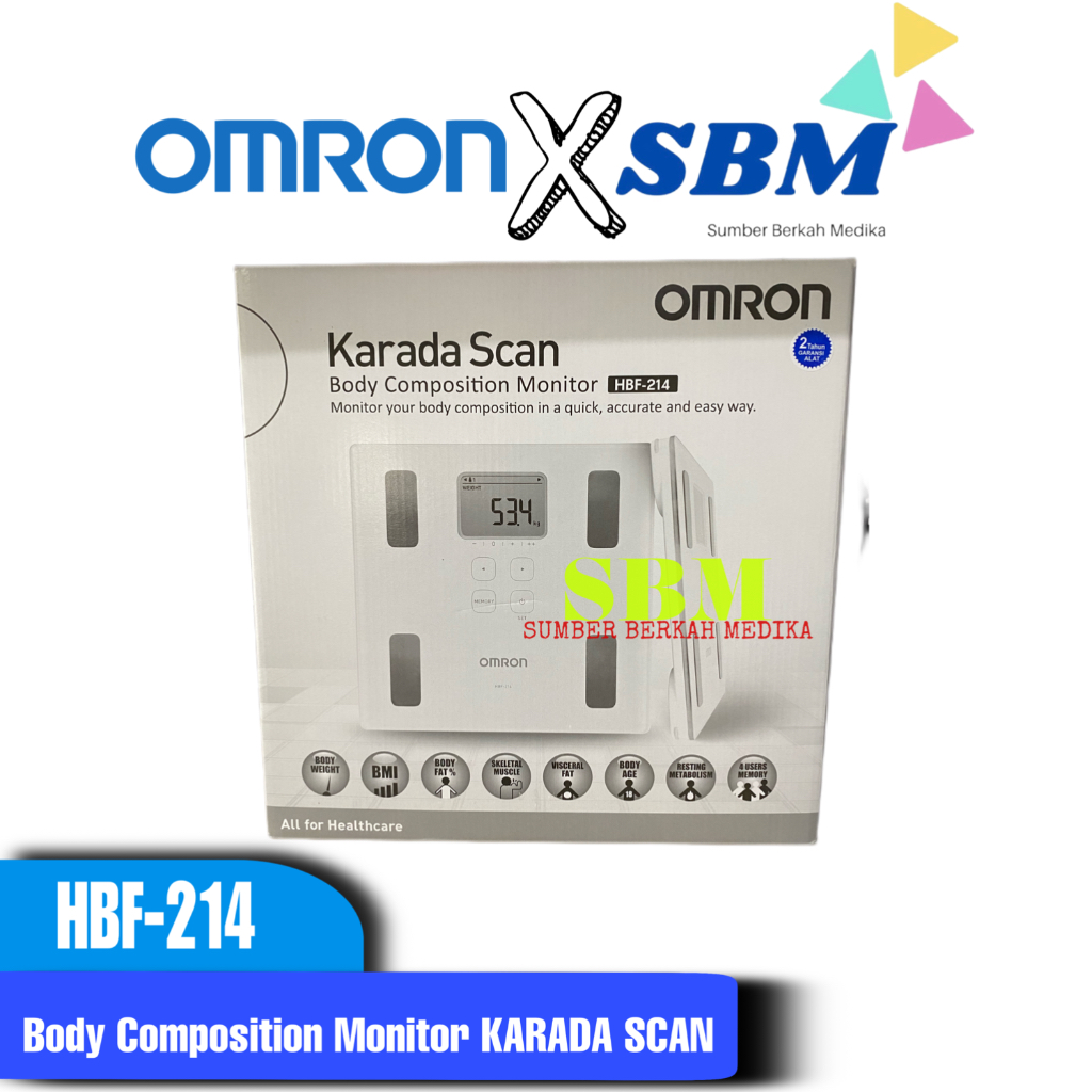 Jual OMRON Karada Scan HBF-214 (timbangan badan) | Shopee Indonesia