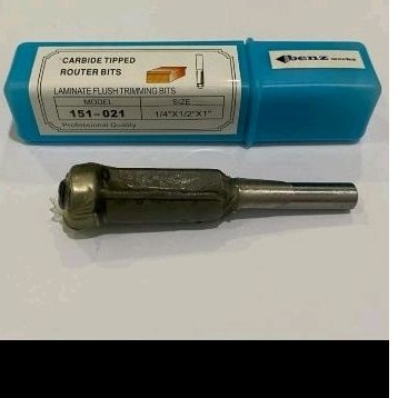 Jual benz 151-021 carbide tipped router bits mata router kayu 1/4×1/2×1 ...