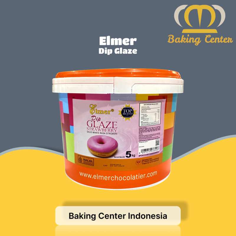 Jual Elmer Dip Glaze Repack 250gr - All Varian Semua Rasa | Shopee ...