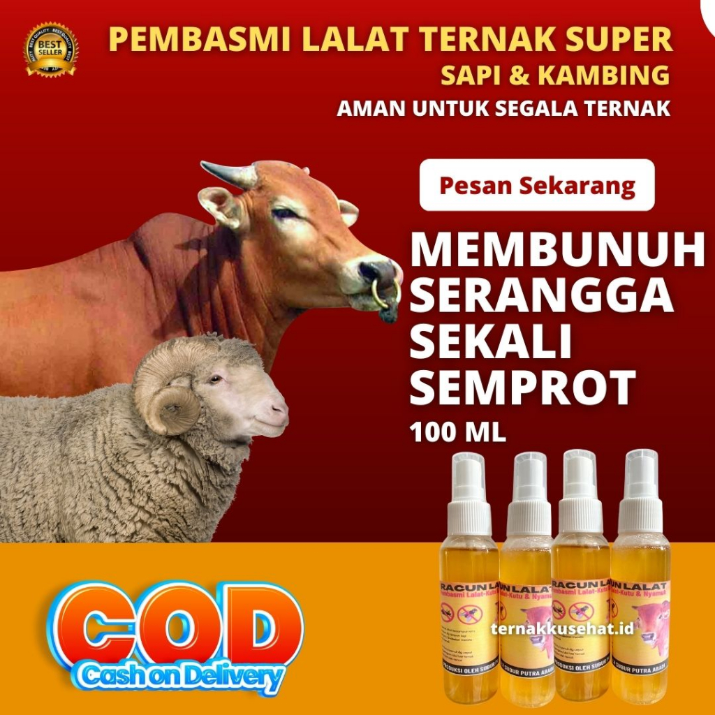 Jual Obat lalat sapi pembasmi kutu lalat dan nyamuk | RACUN LALAT SAPI ...