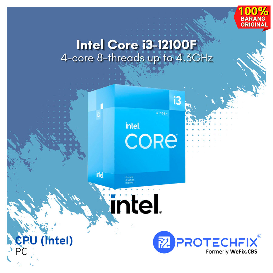 Jual Processor Intel Core i3-12100F Alder Lake-LGA1700 | Shopee Indonesia