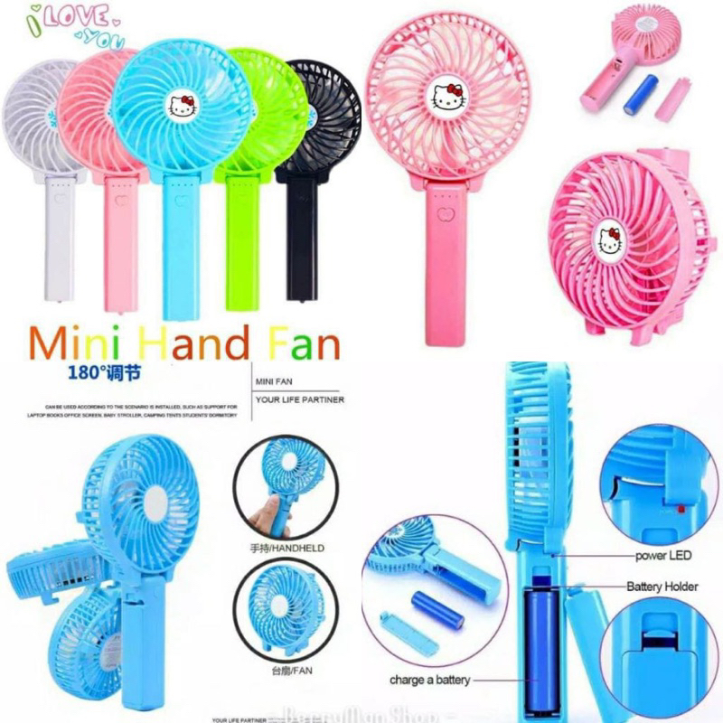 Jual Kipas Angin Tangan Lipat Mini / Kipas Angin Portable Praktis ...