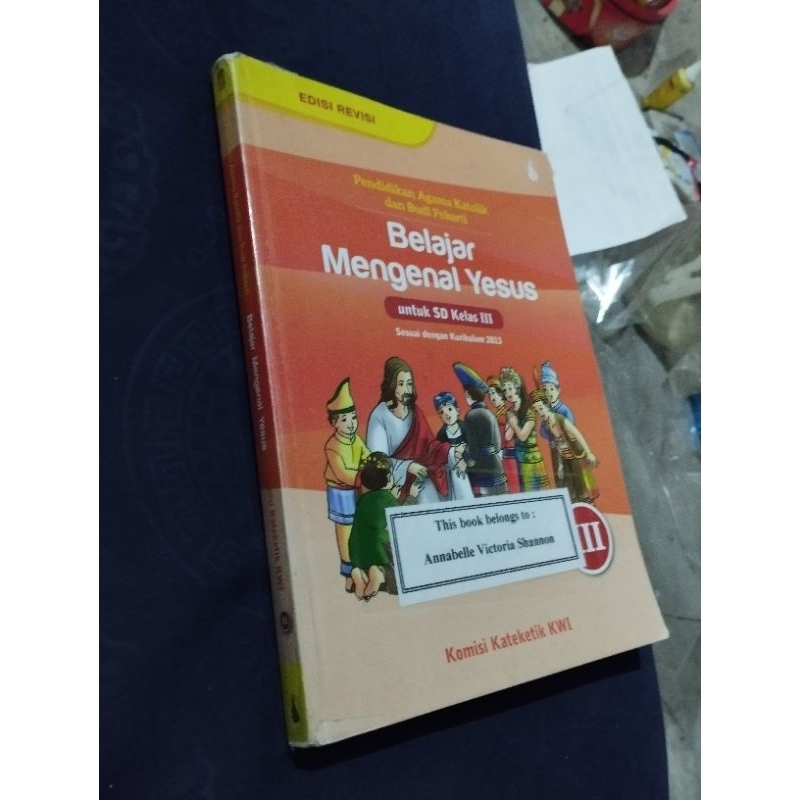 Jual pendidikan agama katolik dan budi pekerti belajar mengenal yesus ...