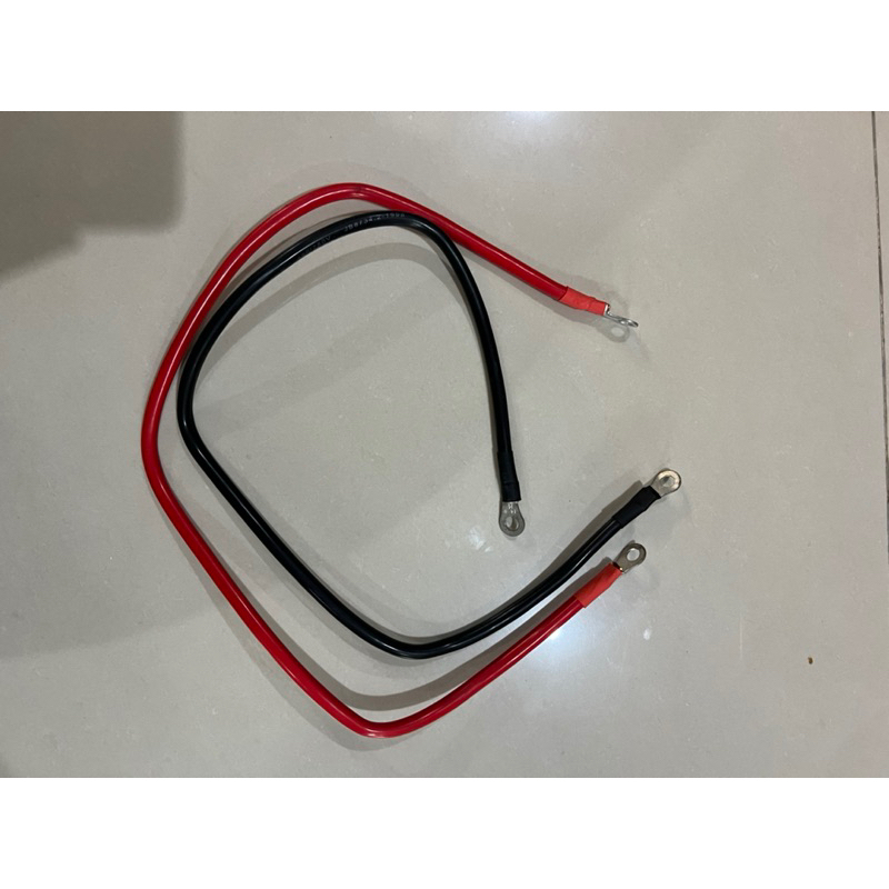 Jual Cable Kabel Accu Aki baterai power inverter solar panel. Kabel Batre tebal 25mm | Shopee ...