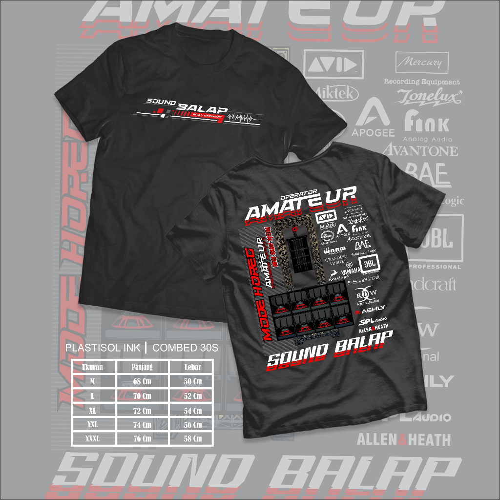 Jual Kaos Sound Balap - Kaos Sound System - Kaos Operator Sound System ...
