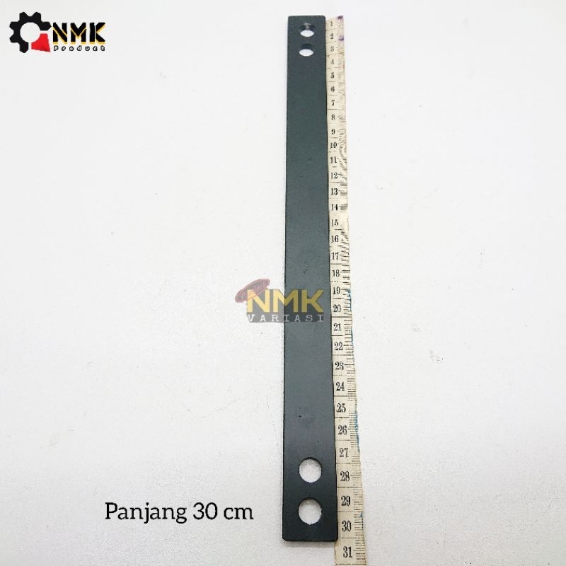 Jual Breket Knalpot Plat Besi Tebal Lubang 10mm Lurus Universal Motor ...