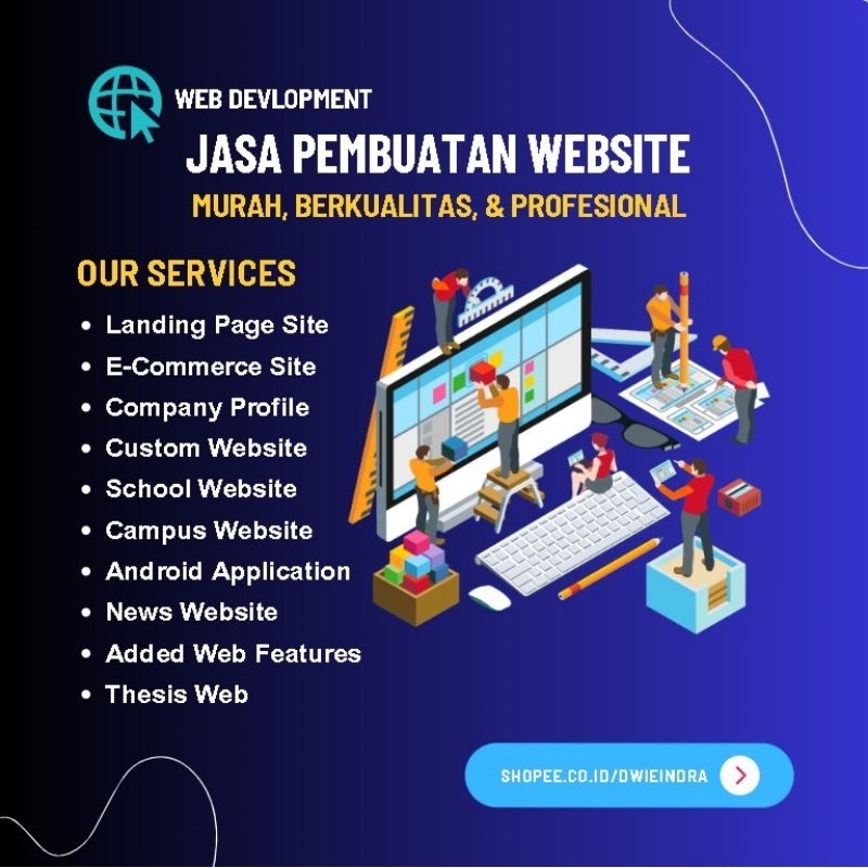 Jual Jasa Pembuatan Website dan Aplikasi Android Profesional | Shopee ...